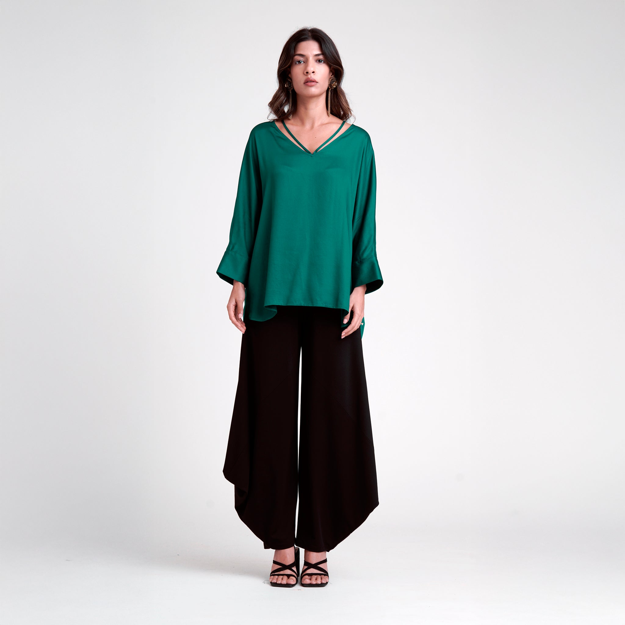 CHIARA V-NECK TOP – Forest of Chintz